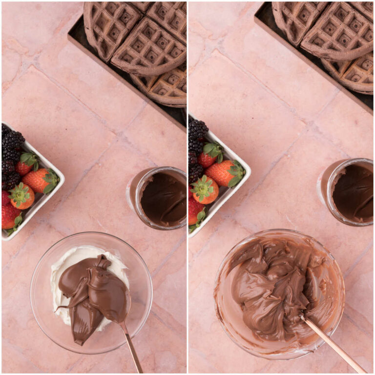 Easy Chocolate Waffles - Simply Stacie