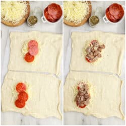 Easy Three Meat Calzone - Simply Stacie