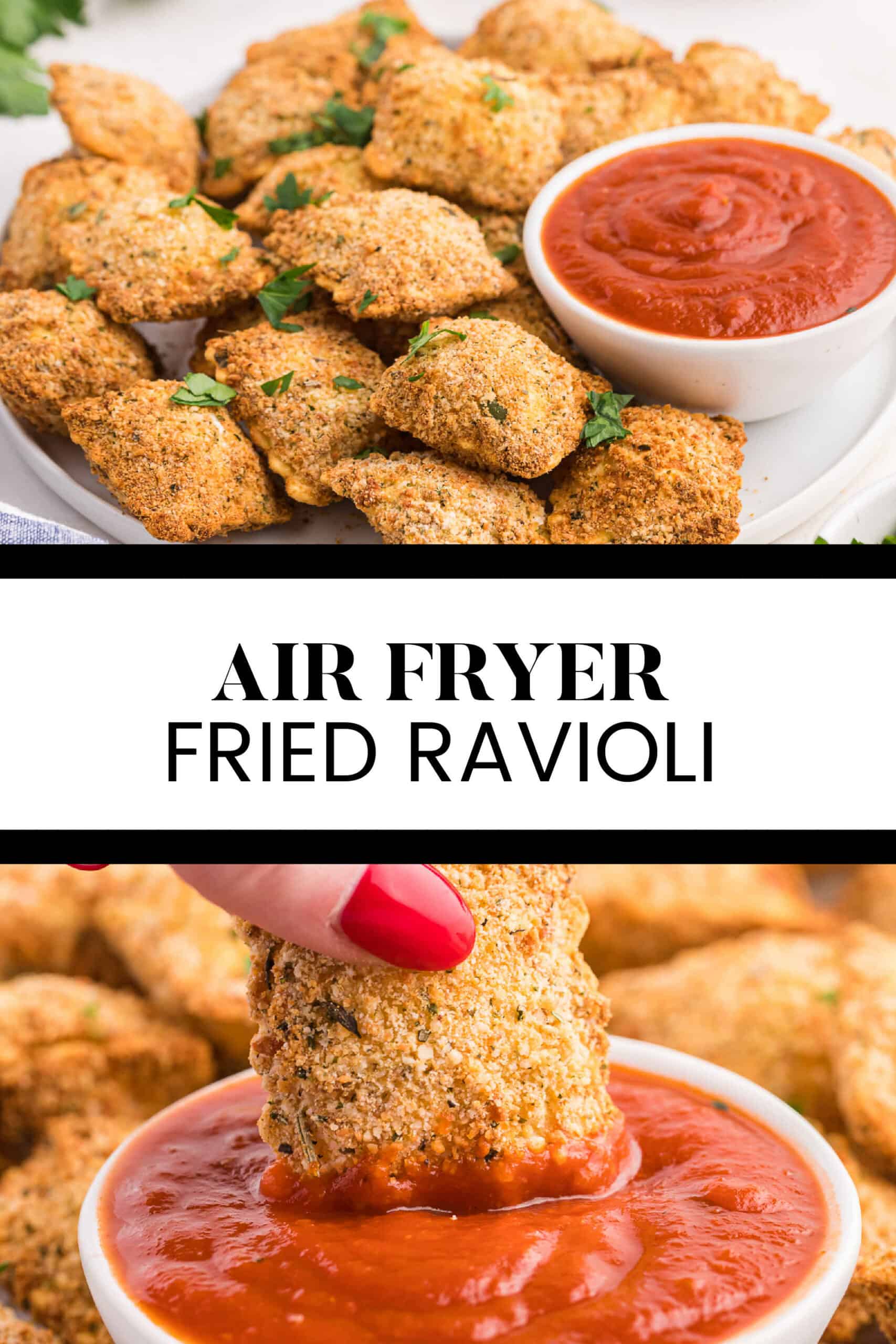 Easy Air Fryer Ravioli - Simply Stacie