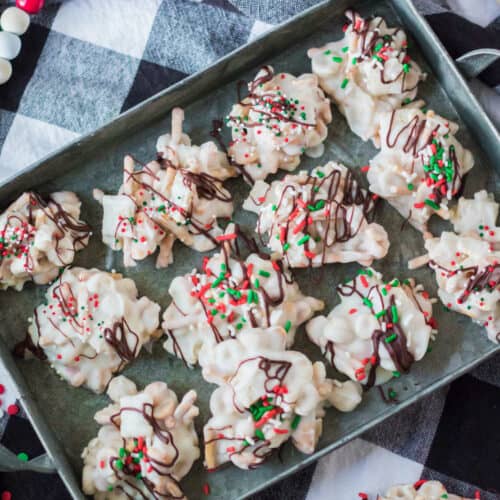 Easy Peppermint Crockpot Candy Recipe - Simply Stacie
