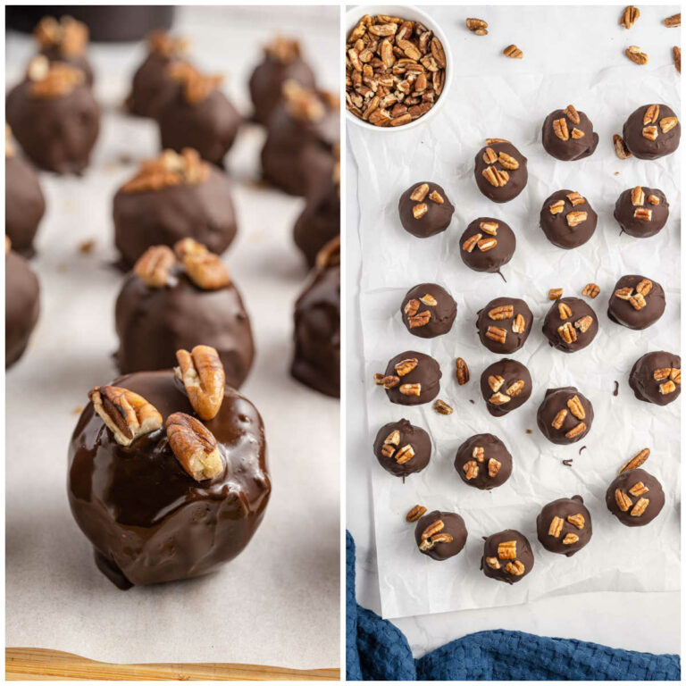 Easy No-Bake Pecan Pie Balls - Simply Stacie