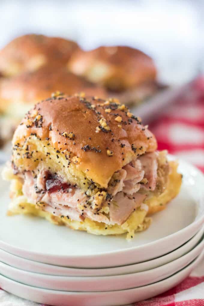 Leftover Thanksgiving Turkey Sliders - Simply Stacie