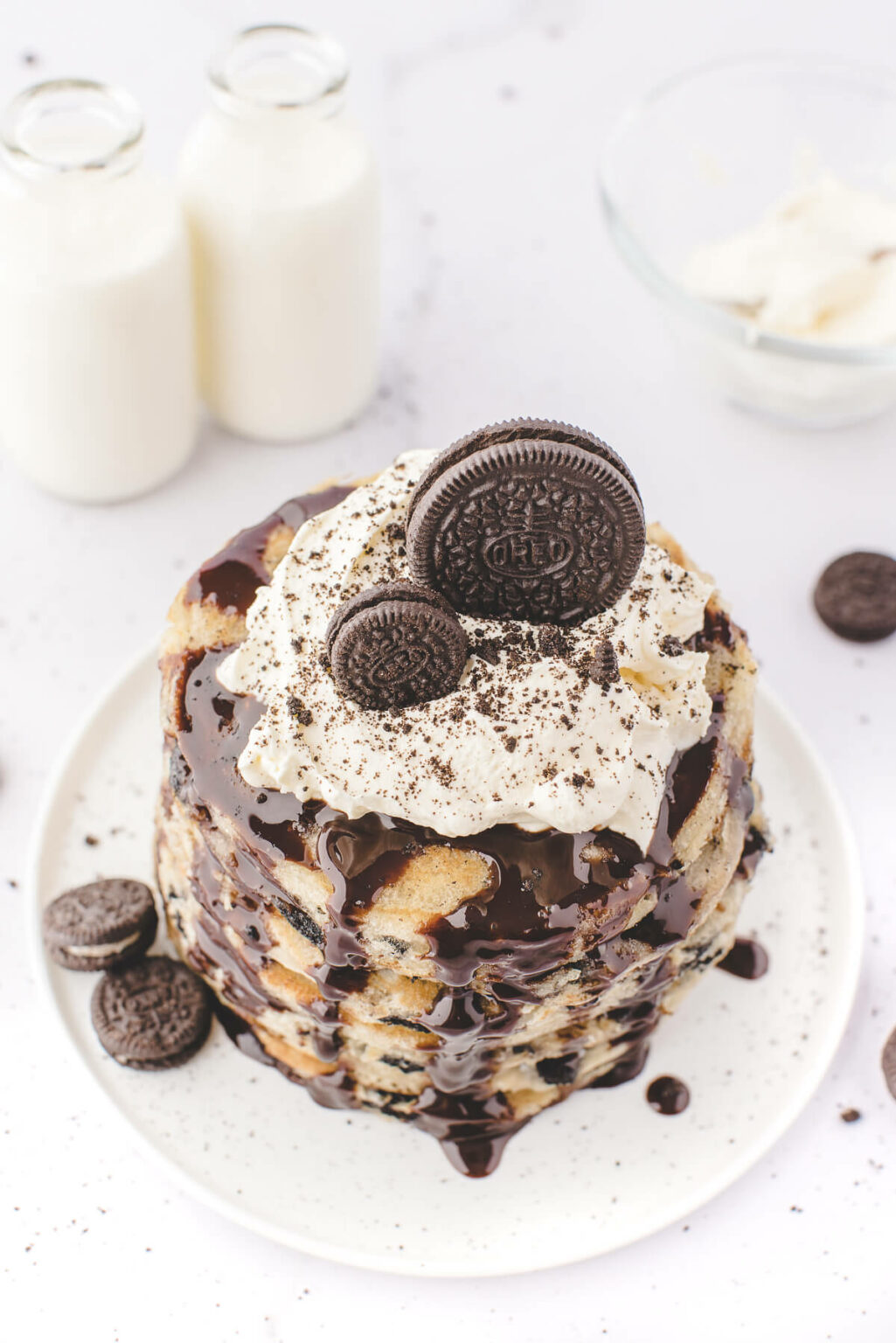 Easy Oreo Pancakes - Simply Stacie