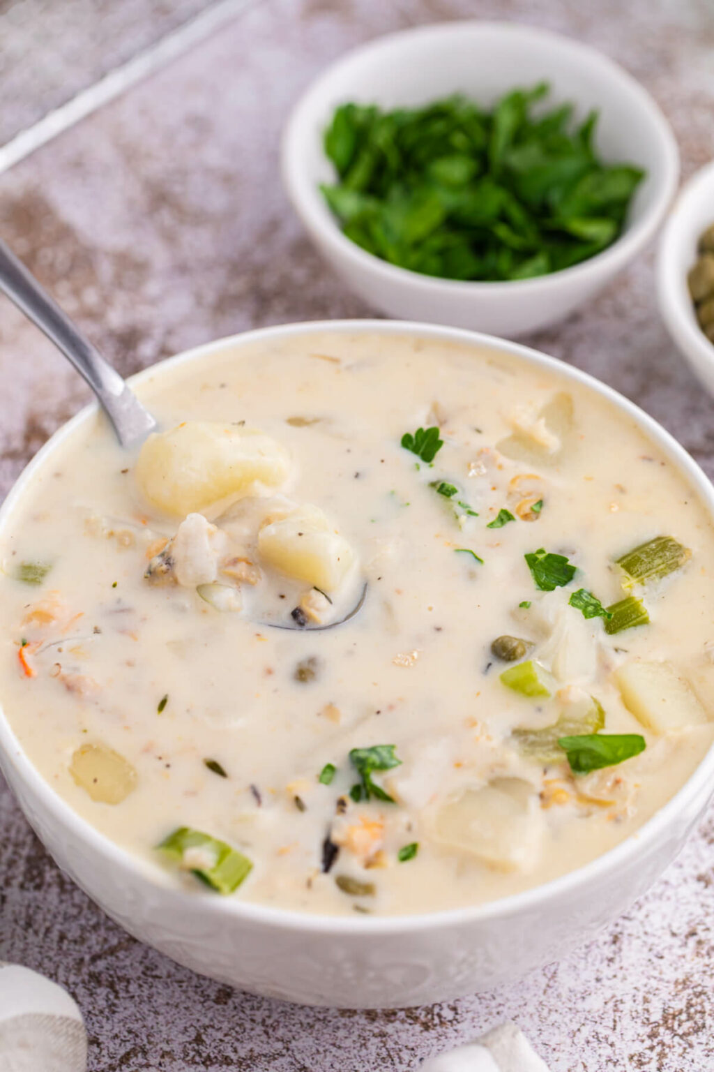 Creamy Seafood Chowder - Simply Stacie