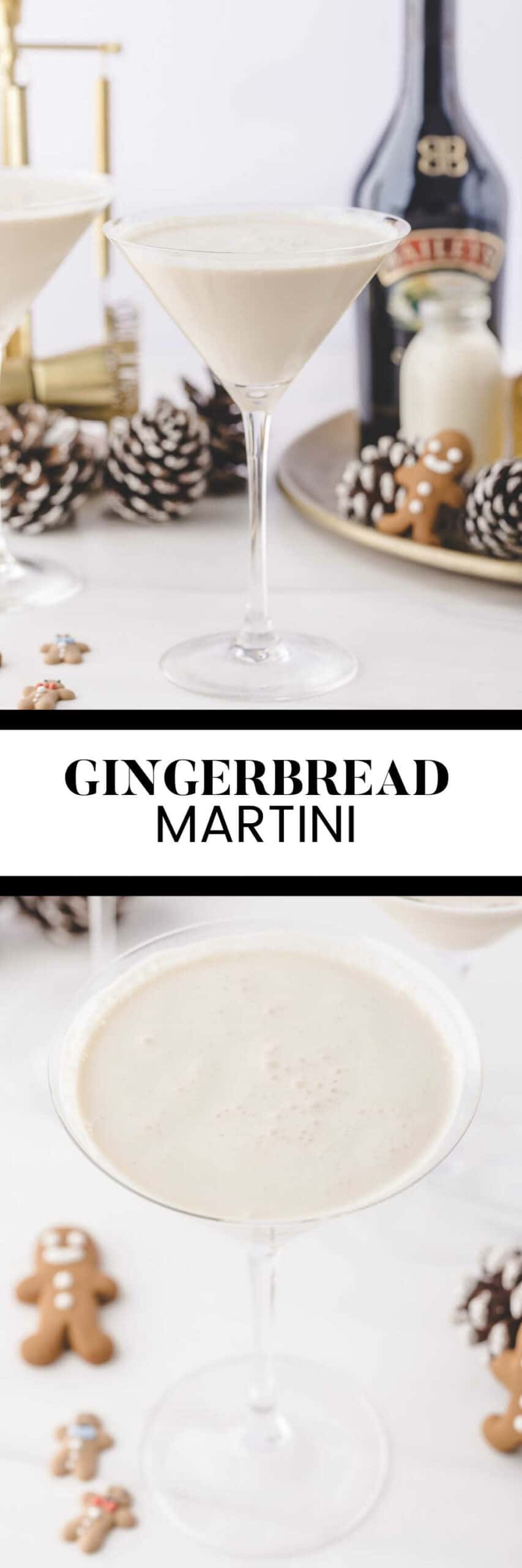 Gingerbread Martini {Christmas Cocktail} - Simply Stacie