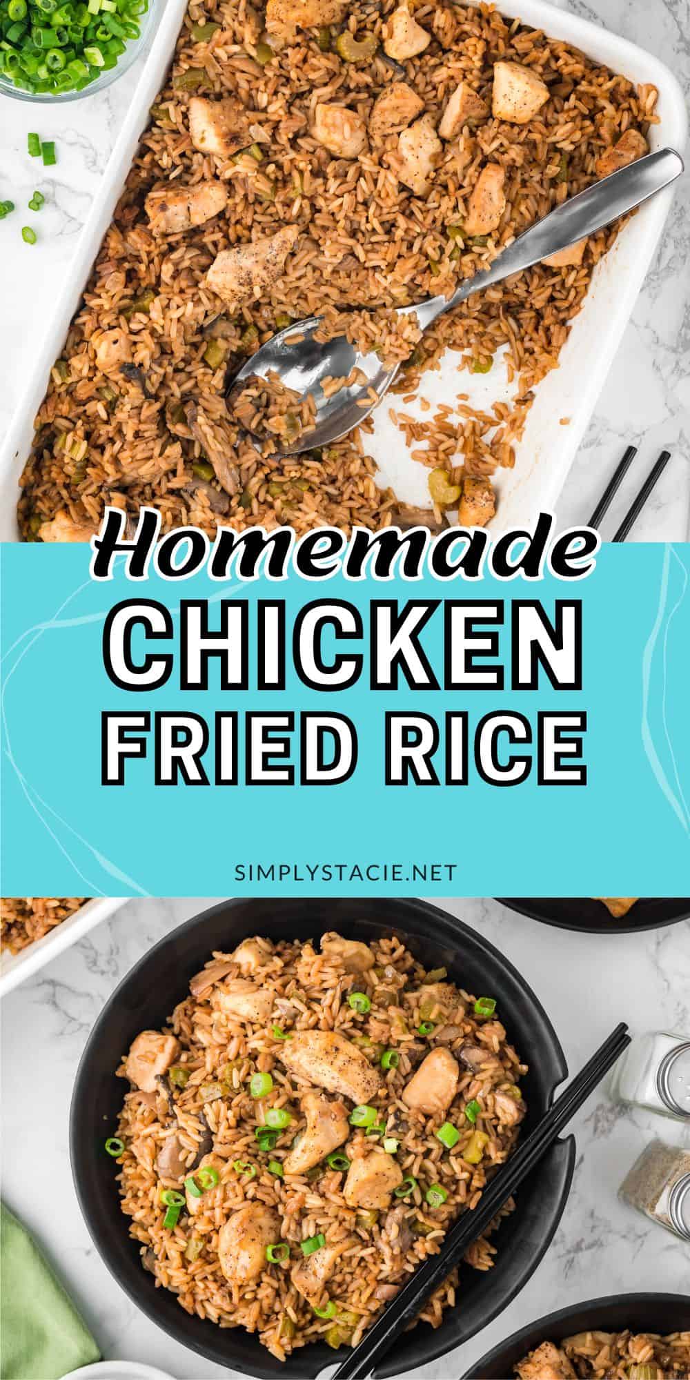 Oven Baked Chicken Fried Rice - Simply Stacie