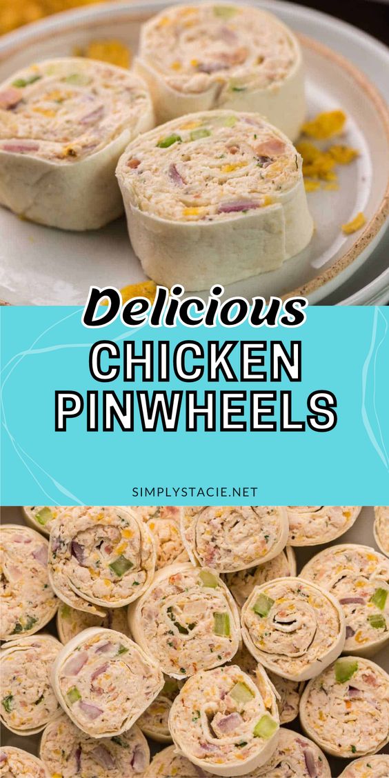 Easy Chicken Pinwheels Recipe - Simply Stacie