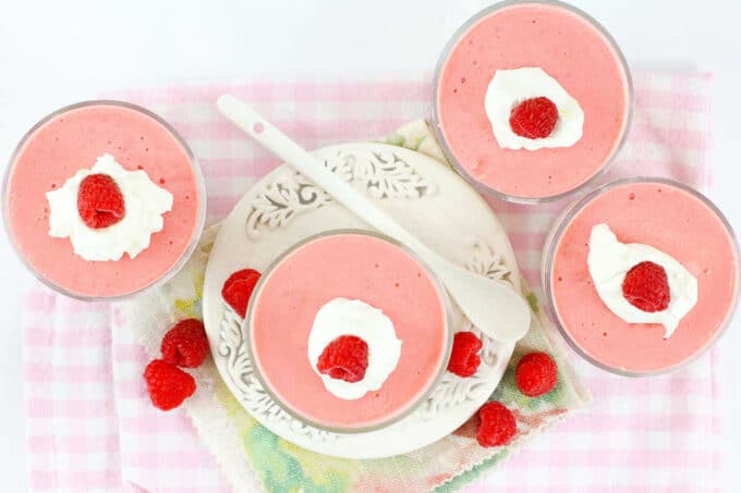 No-Bake Raspberry Cheesecake Cups Recipe - Simply Stacie