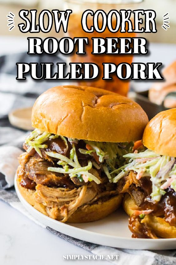 Slow Cooker Root Beer Pulled Pork Recipe - Simply Stacie
