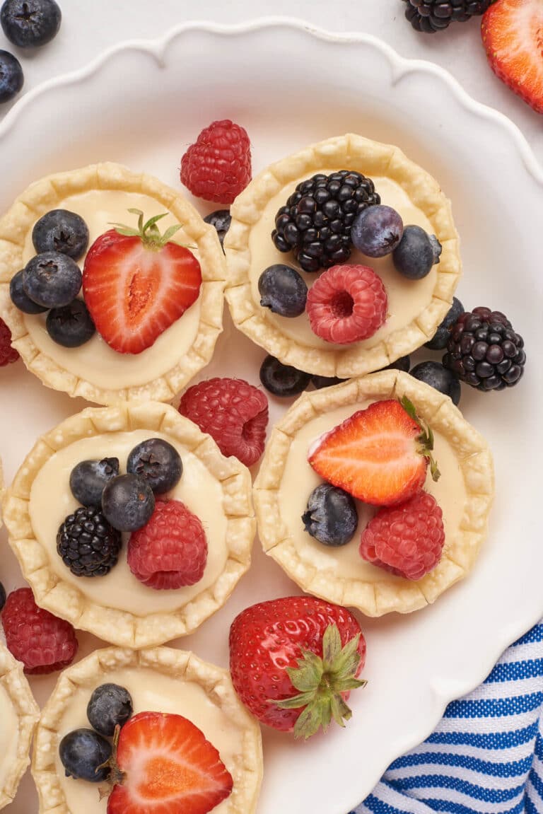 Cream Cheese Fruit Tarts - Simply Stacie