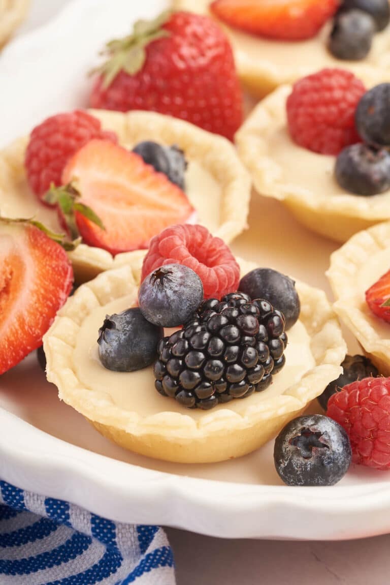 Cream Cheese Fruit Tarts - Simply Stacie