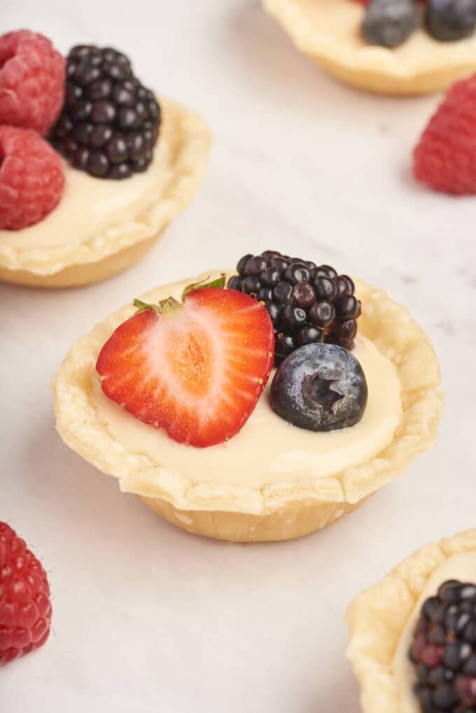 Cream Cheese Fruit Tarts - Simply Stacie