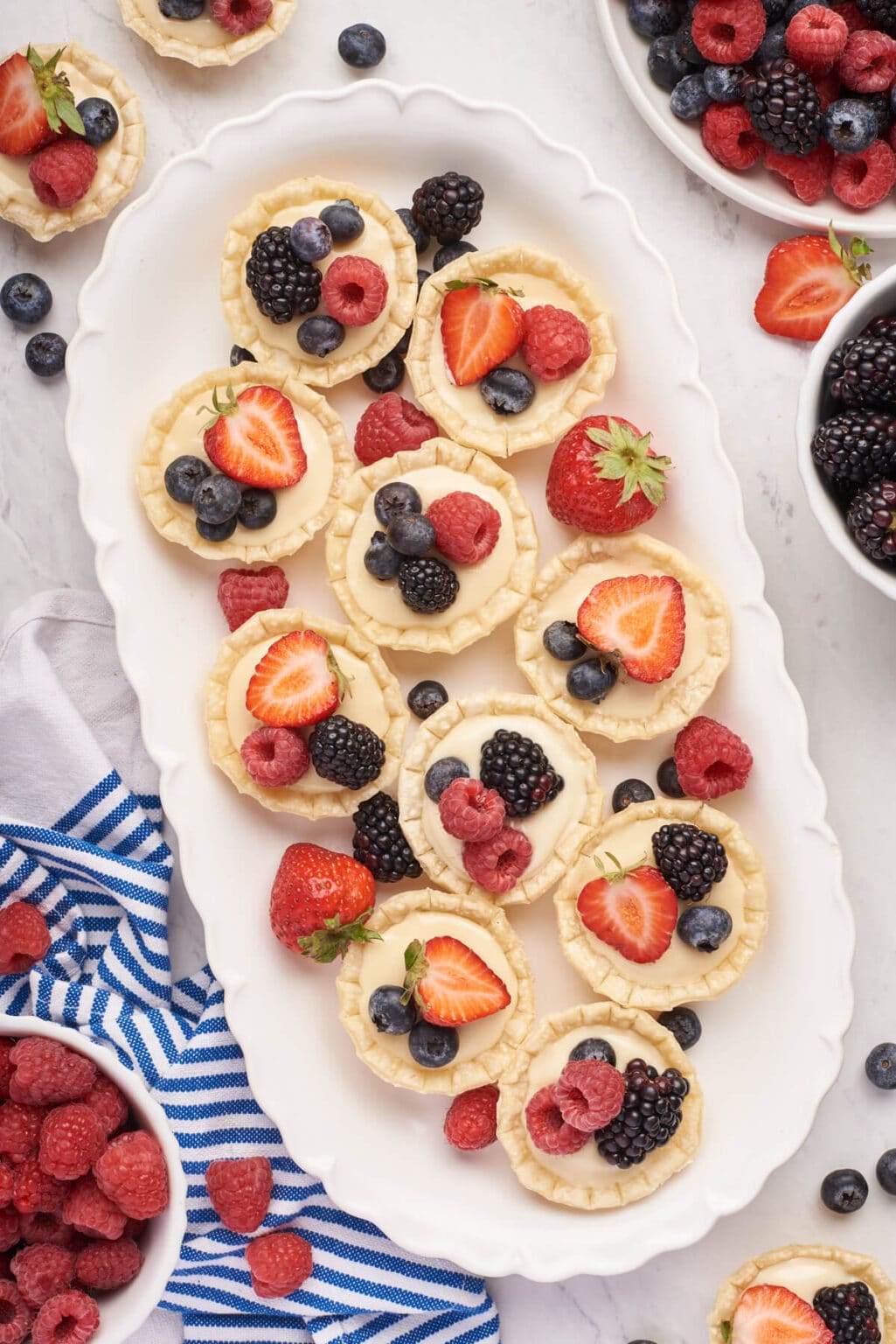 Cream Cheese Fruit Tarts - Simply Stacie