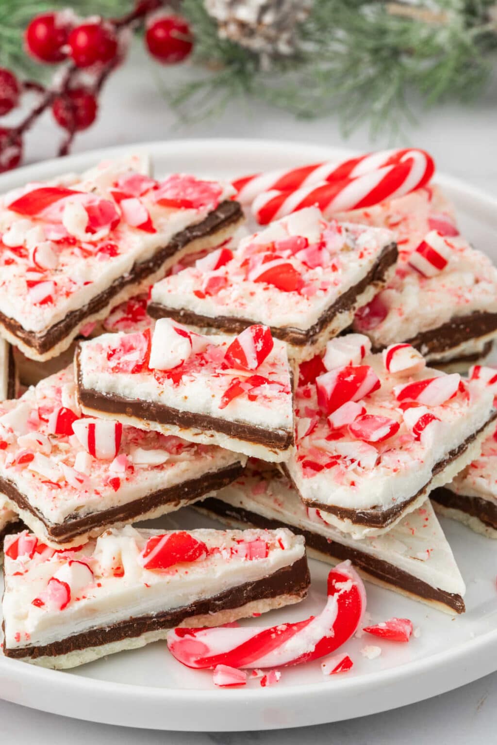 Easy Homemade Peppermint Bark Recipe - Simply Stacie