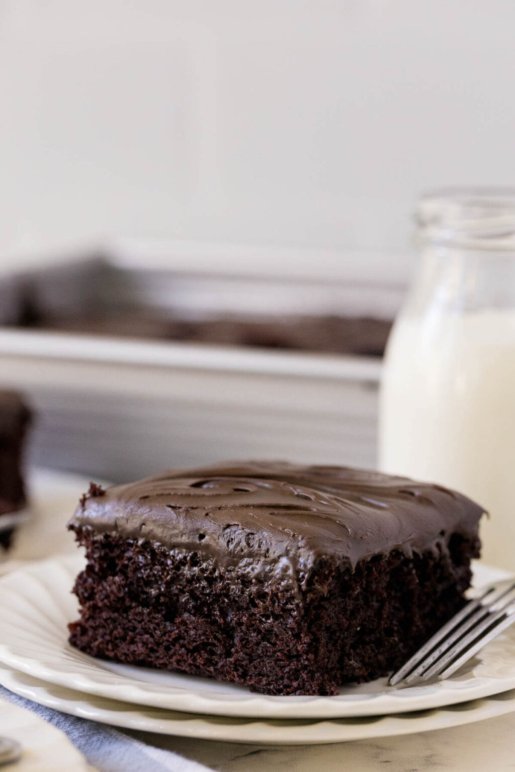 Wacky Cake Recipe {Chocolate Depression Cake} - Simply Stacie