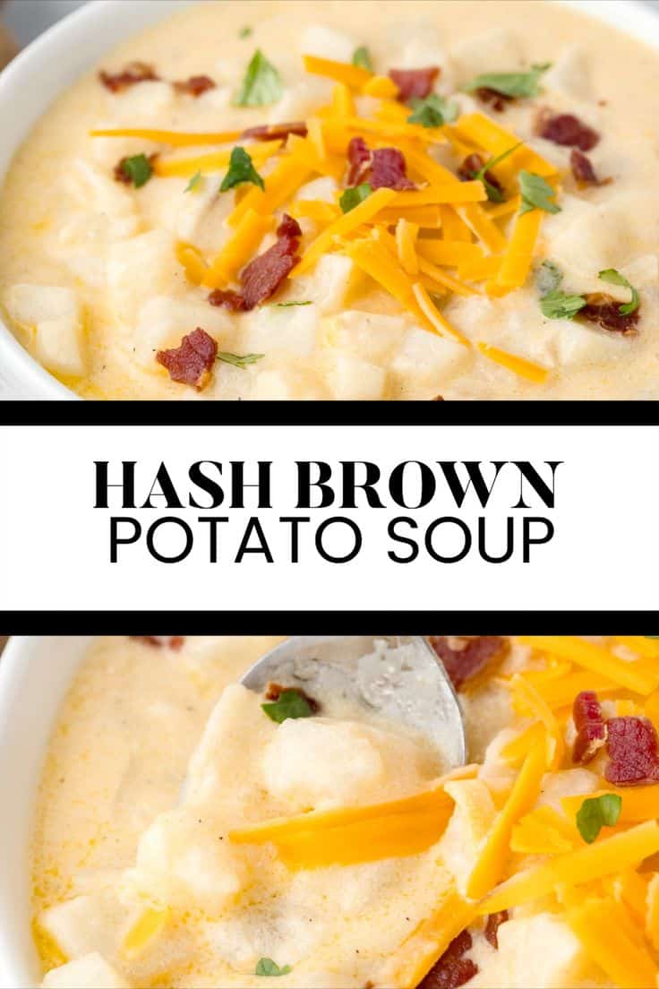 Easy Hash Brown Potato Soup Recipe - Simply Stacie