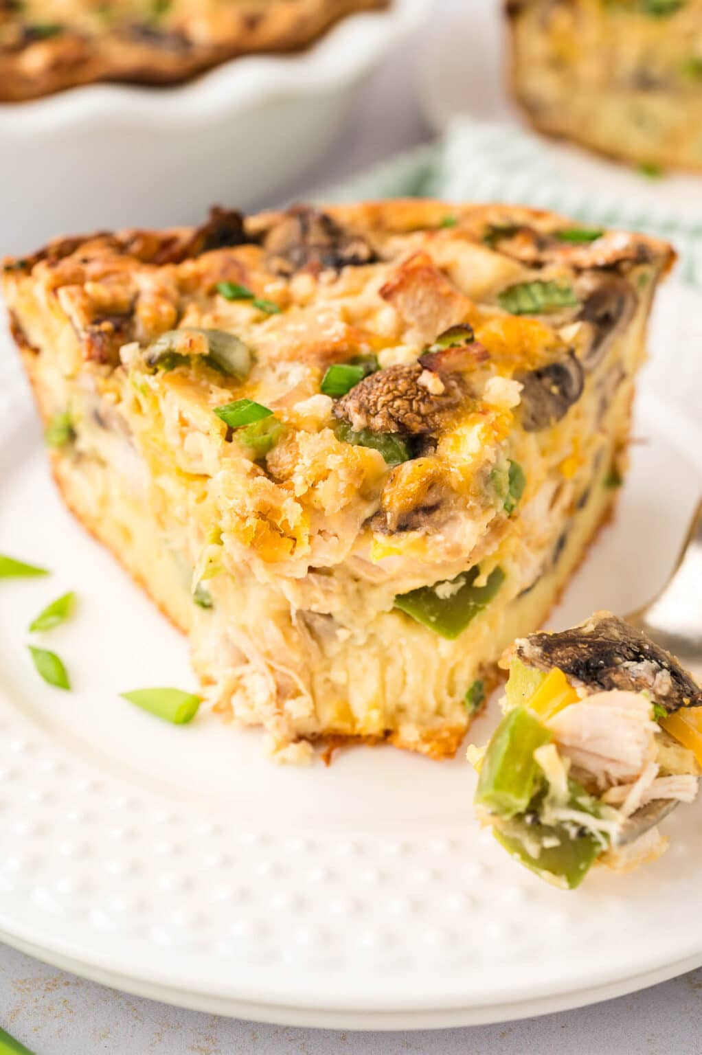 Impossible Chicken Pie - Simply Stacie