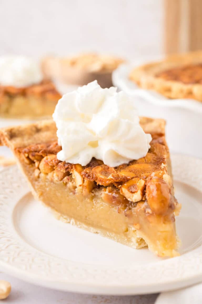 Peanut Pie Recipe {Classic Southern Dessert} - Simply Stacie