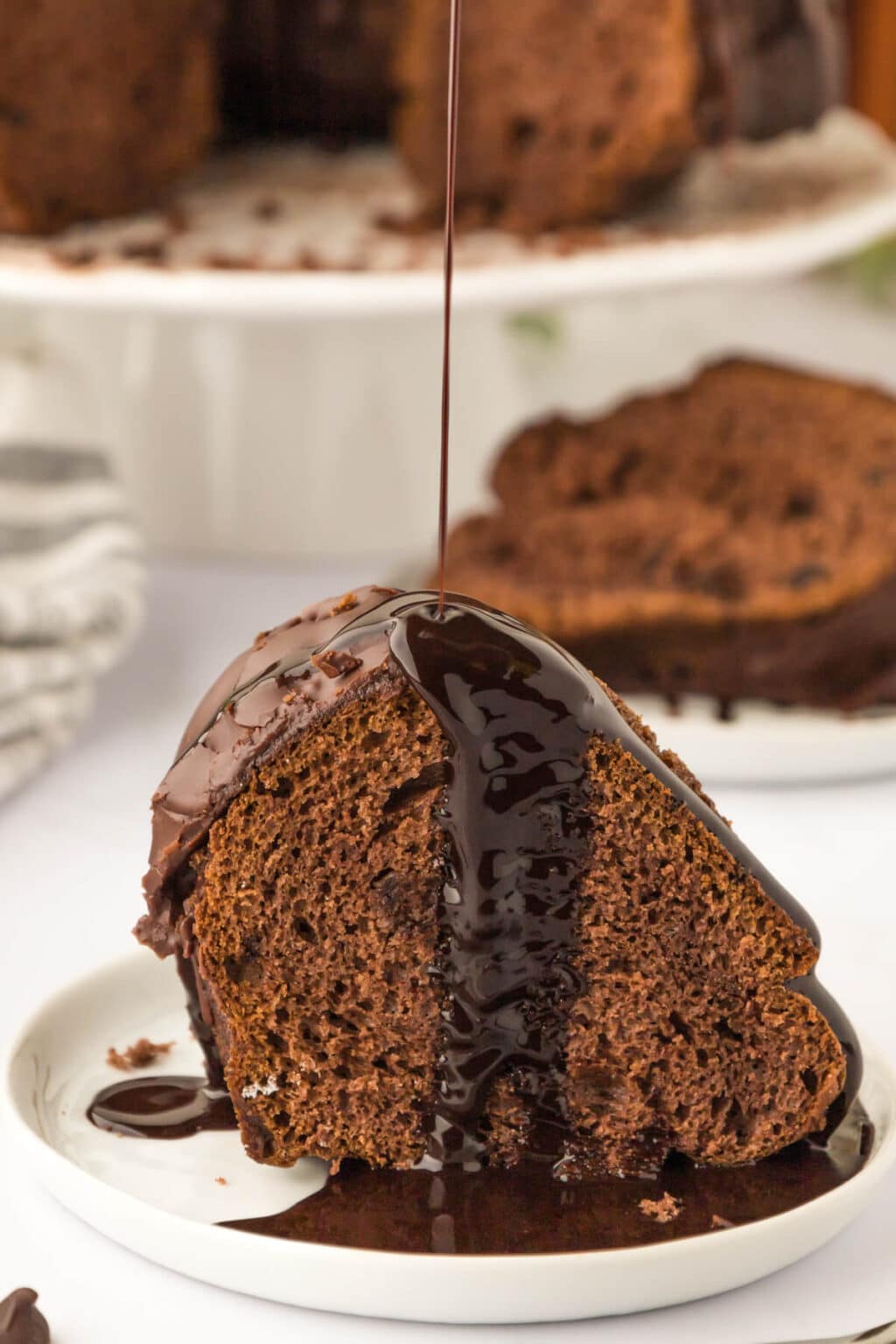 Double Chocolate Rum Cake Recipe {Bundt Cake) - Simply Stacie