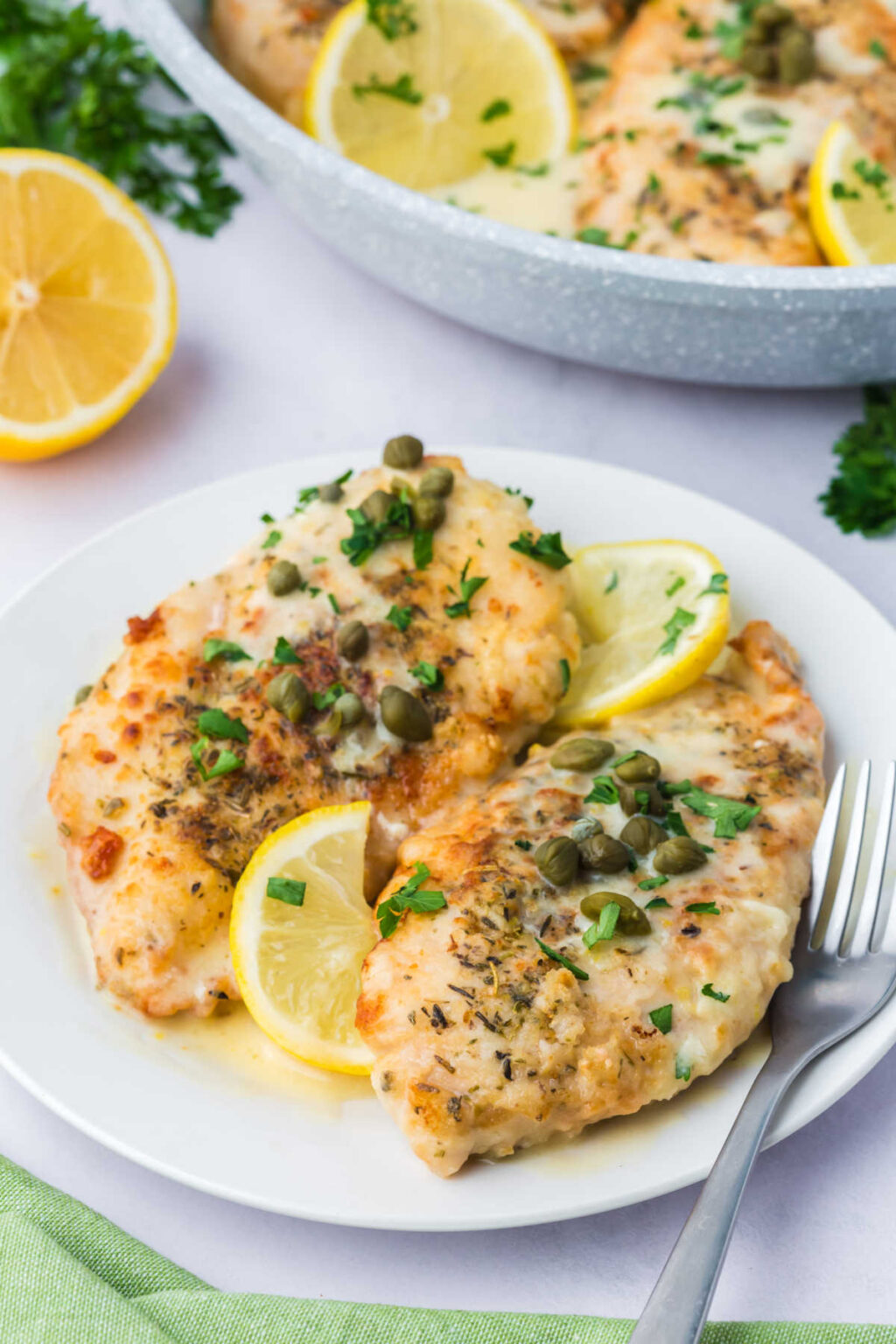 Creamy Lemon Chicken Piccata Recipe - Simply Stacie