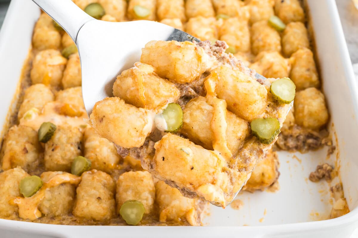 Easy Big Mac Tater Tot Casserole Recipe - Simply Stacie