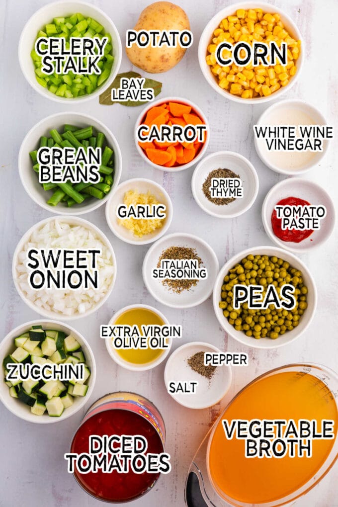 Quick and Easy Vegetable Soup Recipe - Simply Stacie