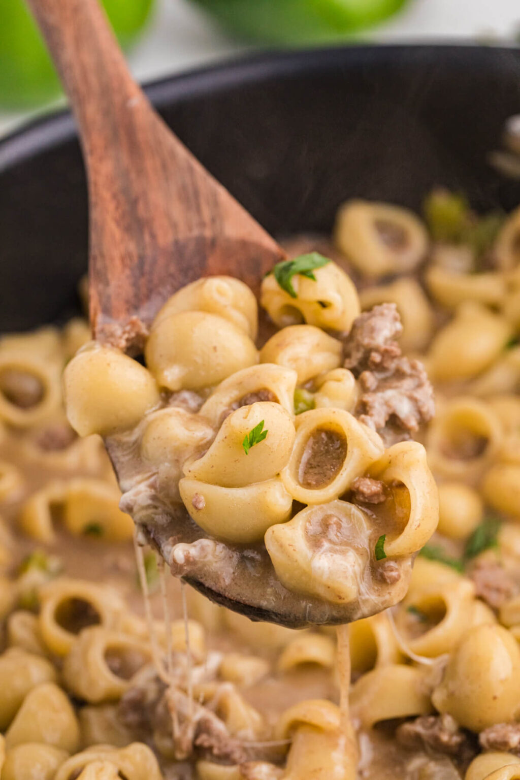One-Pot Philly Cheesesteak Pasta Recipe - Simply Stacie