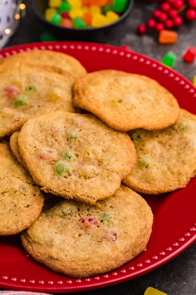 Gumdrop Cookies (Soft and Chewy Old-Fashioned Recipe) - Simply Stacie